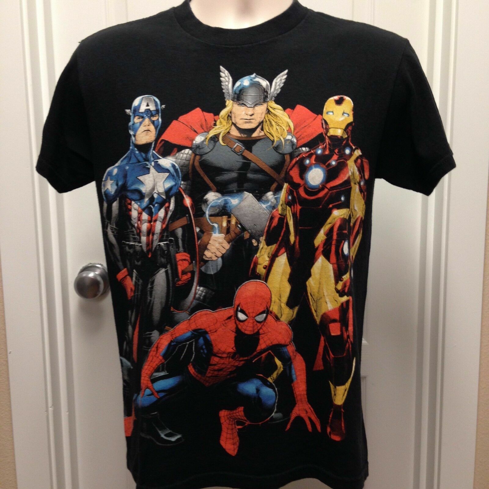 MARVEL SUPER HEROES ORIGINAL VINTAGE T-SHIRT SMALL - Gem