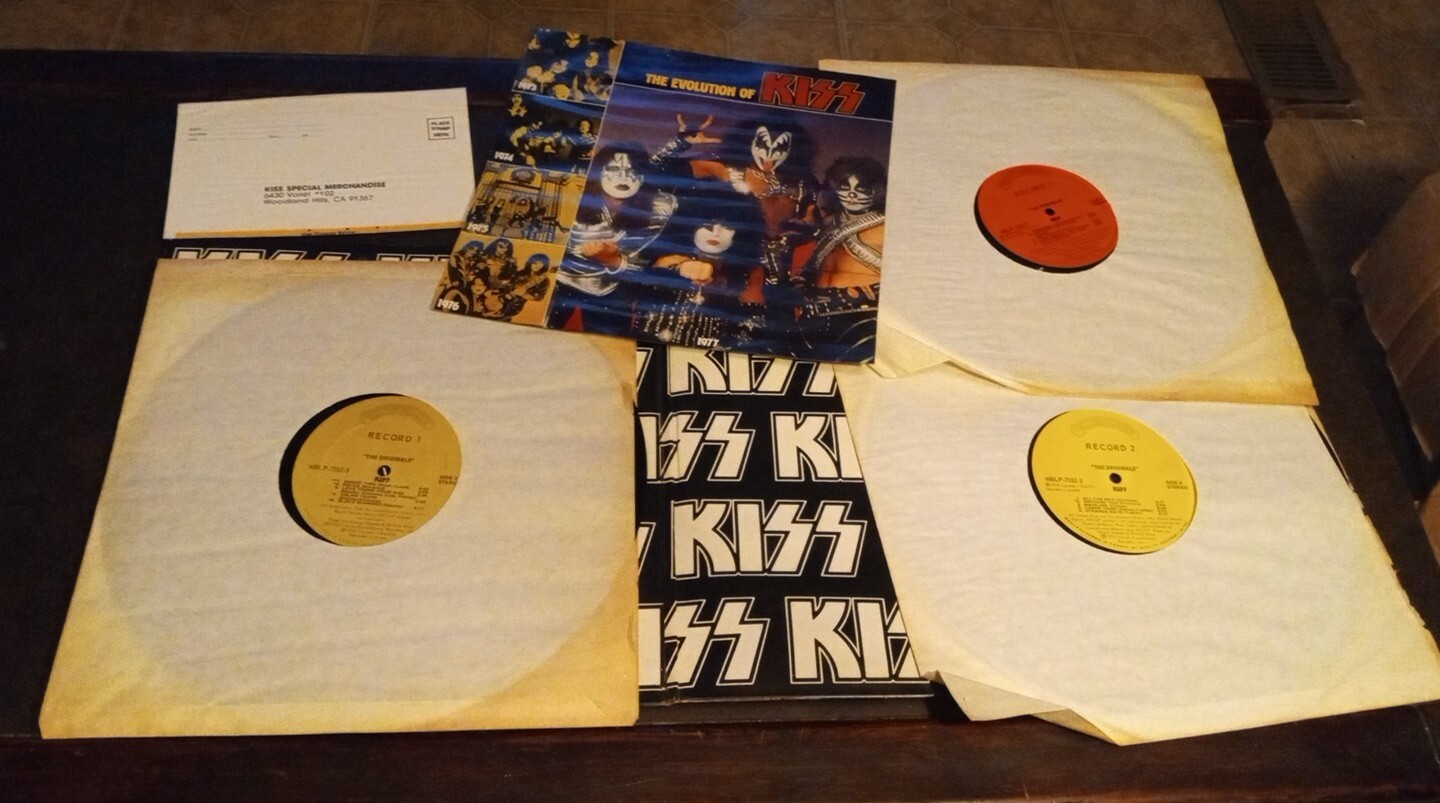 KISS THE ORIGINALS Limited Edition 1976 SUPER RARE Vintage RECORD 3 ...