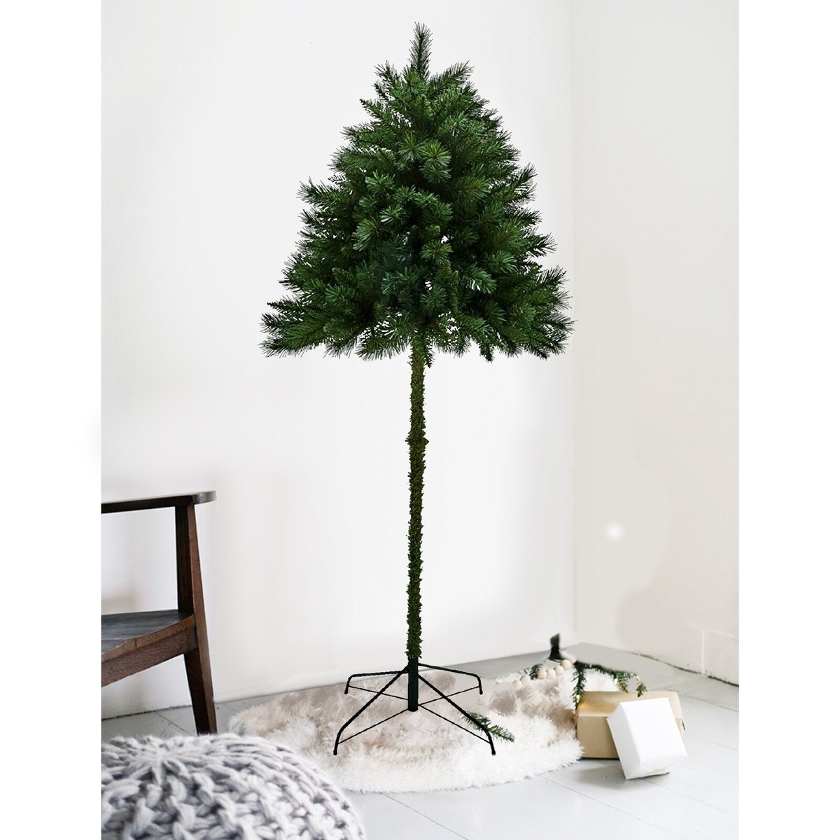 Half Of A Christmas Tree