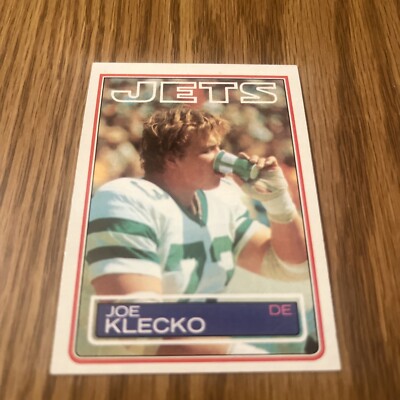 1983 Topps Joe Klecko New York Jets 346 Ex Free Shipping | eBay