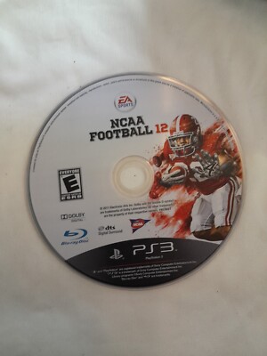 NCAA Football 12 Playstation 3 PS3 2011 Disc Only 14633195361| eBay