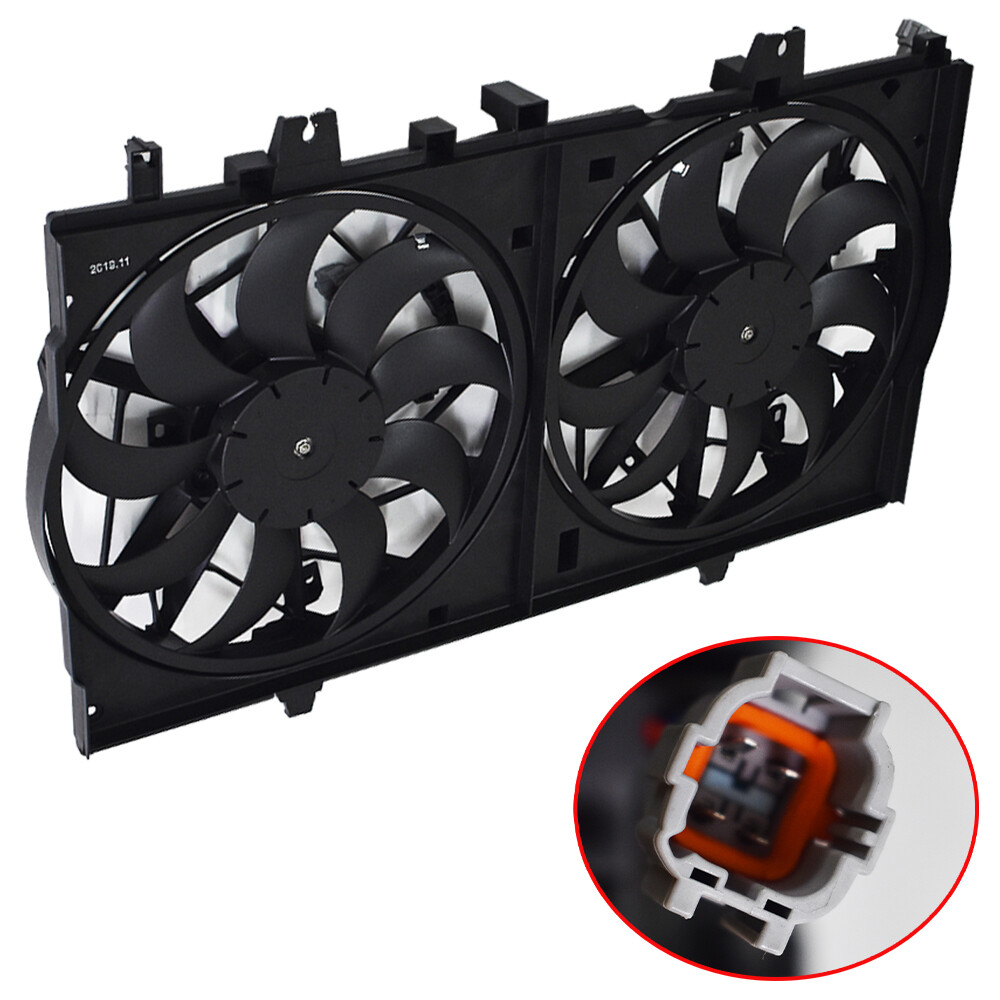 For 2014-2018 Nissan Rogue Radiator A/C AC Condenser Cooling Fan ...