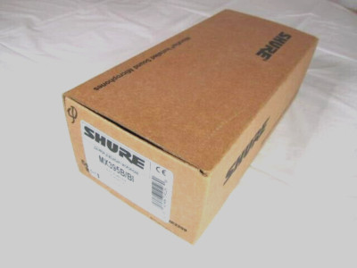 Shure MX395B/BI Low Profile Boundary Mic Black Bi-Directional | eBay