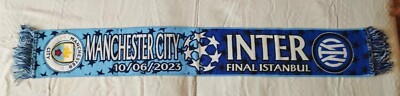 scarf "Manchester City" England - "Inter" Milan 2023 06 10 | eBay UK
