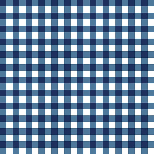 Simply Country Gingham Blue Fabric - By the yard | eBay