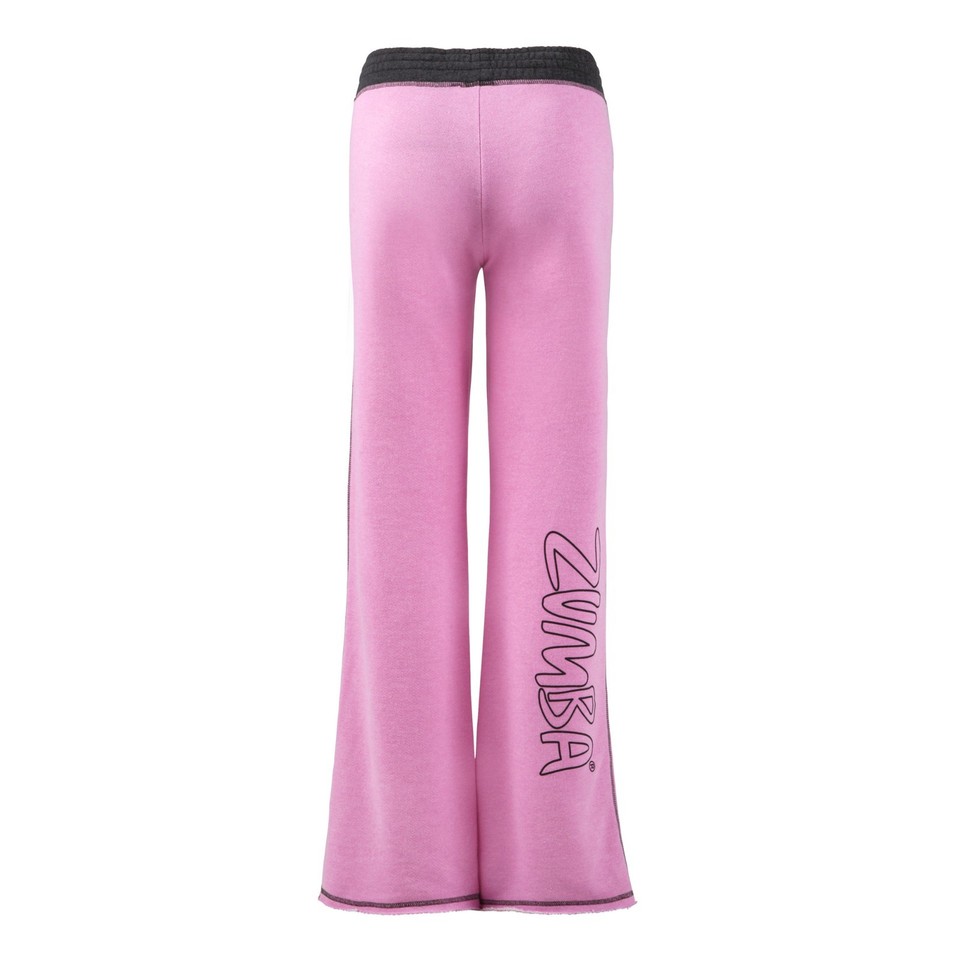 ZUMBA 2Pc.SET! Dance Fitness "Boogie Down" Light Sweats Pants + Halter ...