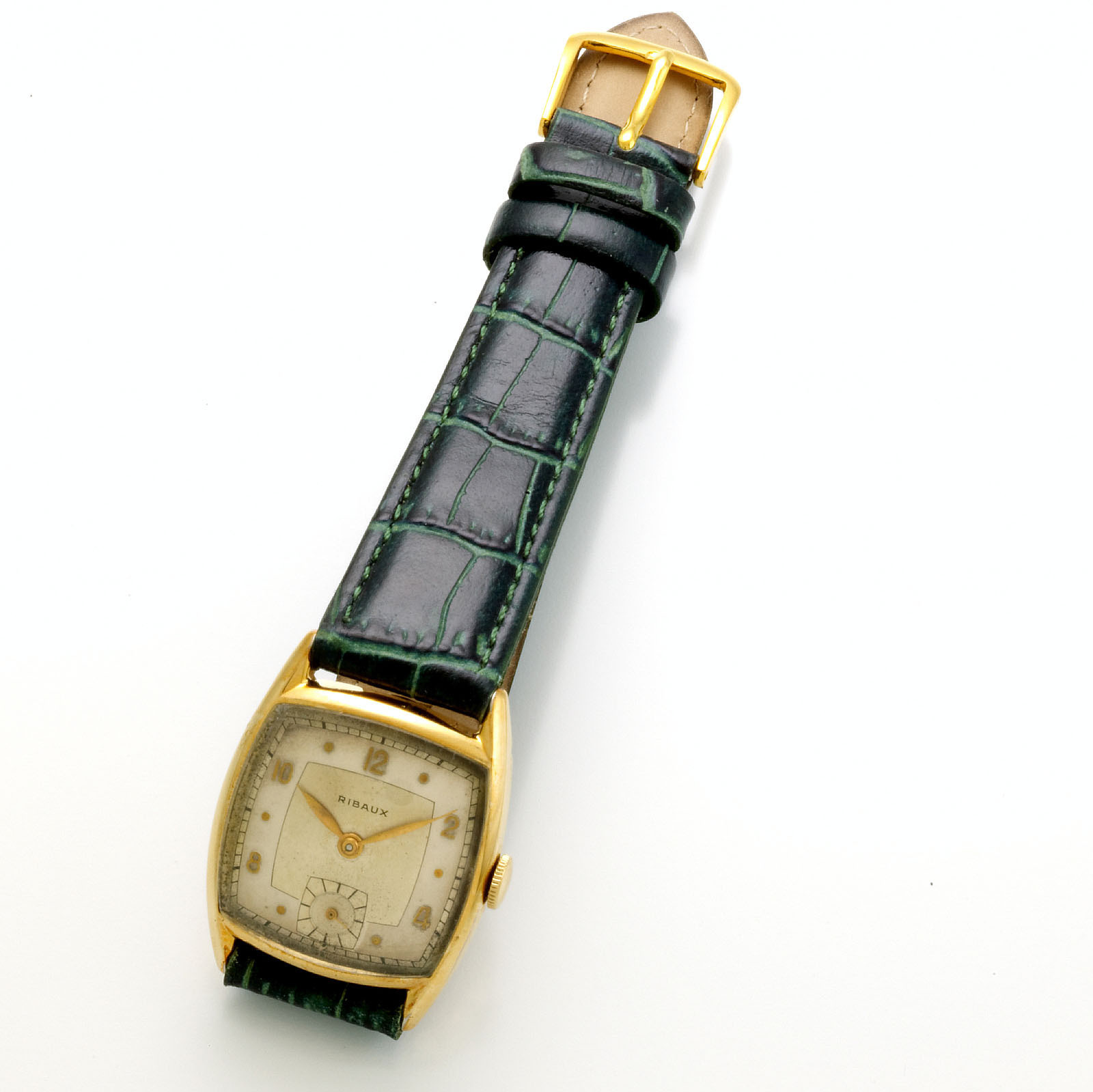 Vintage Swiss Watch | Yellow Gold Filled Swiss Ribaux Wrist Watch ...