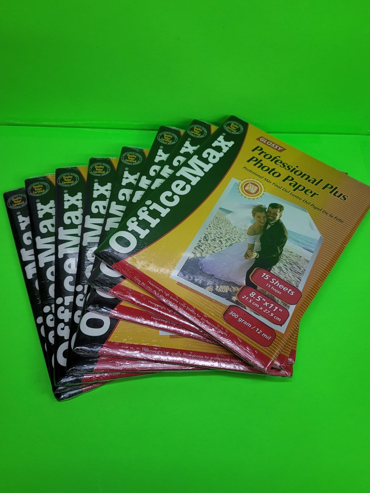 OfficeMax Professional Plus Photo Paper 15 sheets 8.5 x 11 Inkjet lot ...