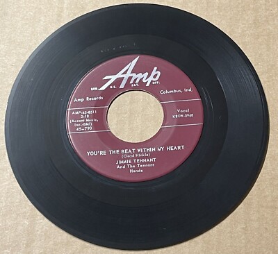 Jimmy Tennant DOOWOP ROCKABILLY 45 You're The Beat Within My Heart AMP ...