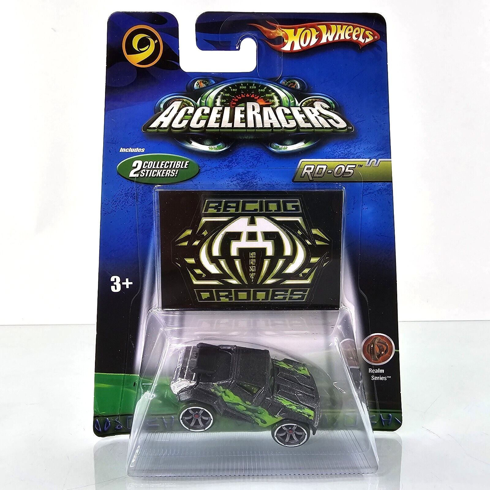 Hot Wheels Acceleracers RD-05 Black Second Generation Realm Series 2005 ...