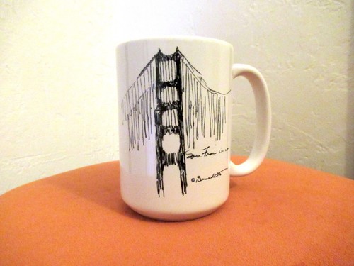 NEW open box - TONY BENNETT Official Coffee Mug feat. Golden Gate ...