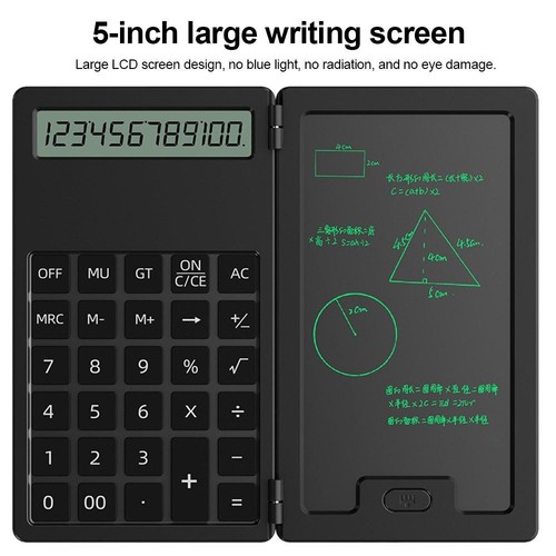 LCD Notepad Math Calculator With Stylus Accounting Calculator Students ...