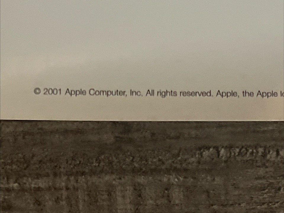 Vtg 2001 Apple Poster G4 PowerBook Think Different Promo 23''x40 ...