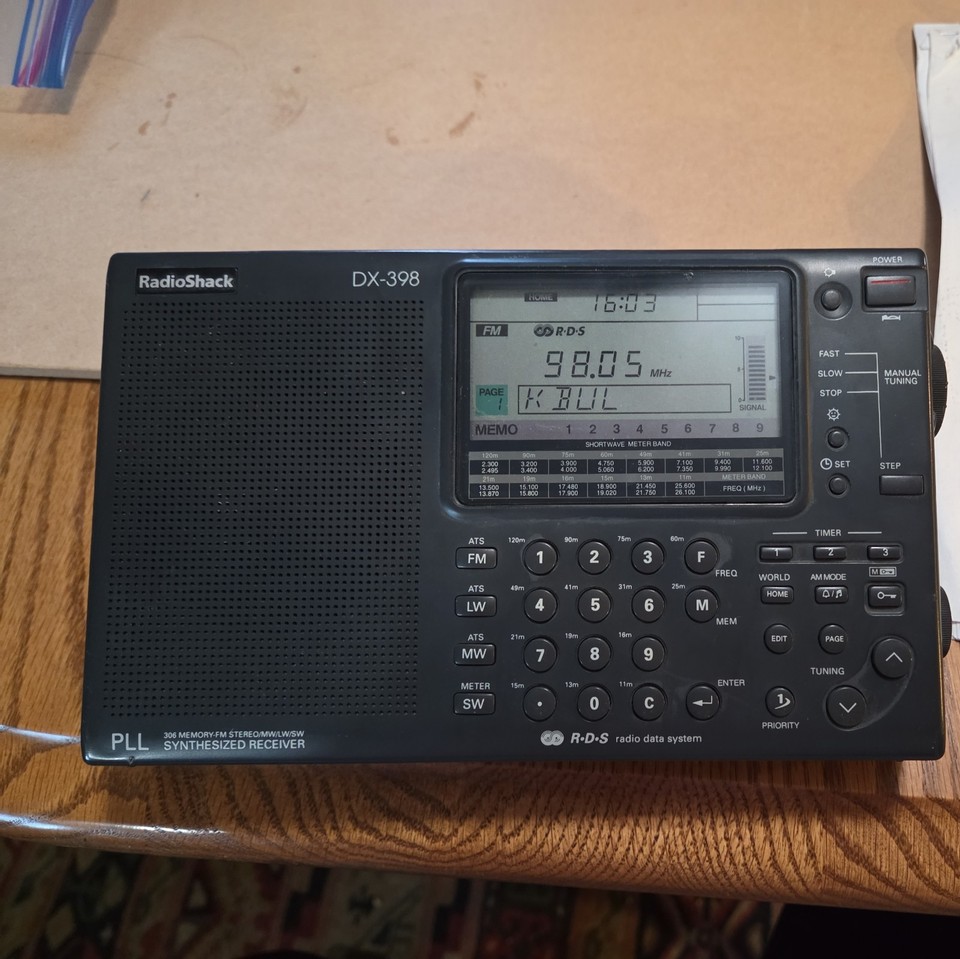RadioShack DX-398 tabletop Stand w/ printed directions | eBay UK