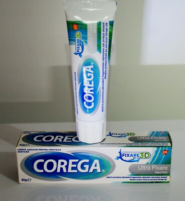 Crema adesiva ultra fissante Corega gusto neutro perfetta molto forte ...