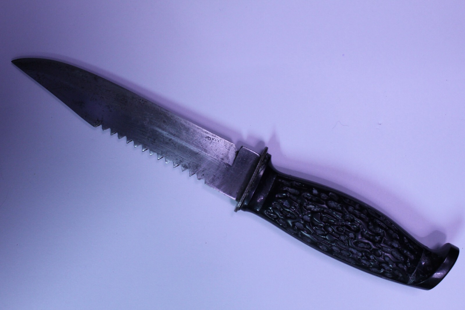Faux Bone Handle Colonial Providence USA Hunting Knife w Sheath Fixed ...