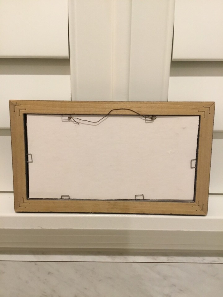 ~Linda Spivey SMALL COUNTRY CATS FRAMED ART PRINT 8.25”x4.75” PATCHWORK ...