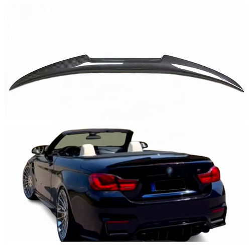FOR 2014-20 BMW F33 F83 M4 CONVERTIBLE CARBON FIBER TRUNK SPOILER WING ...