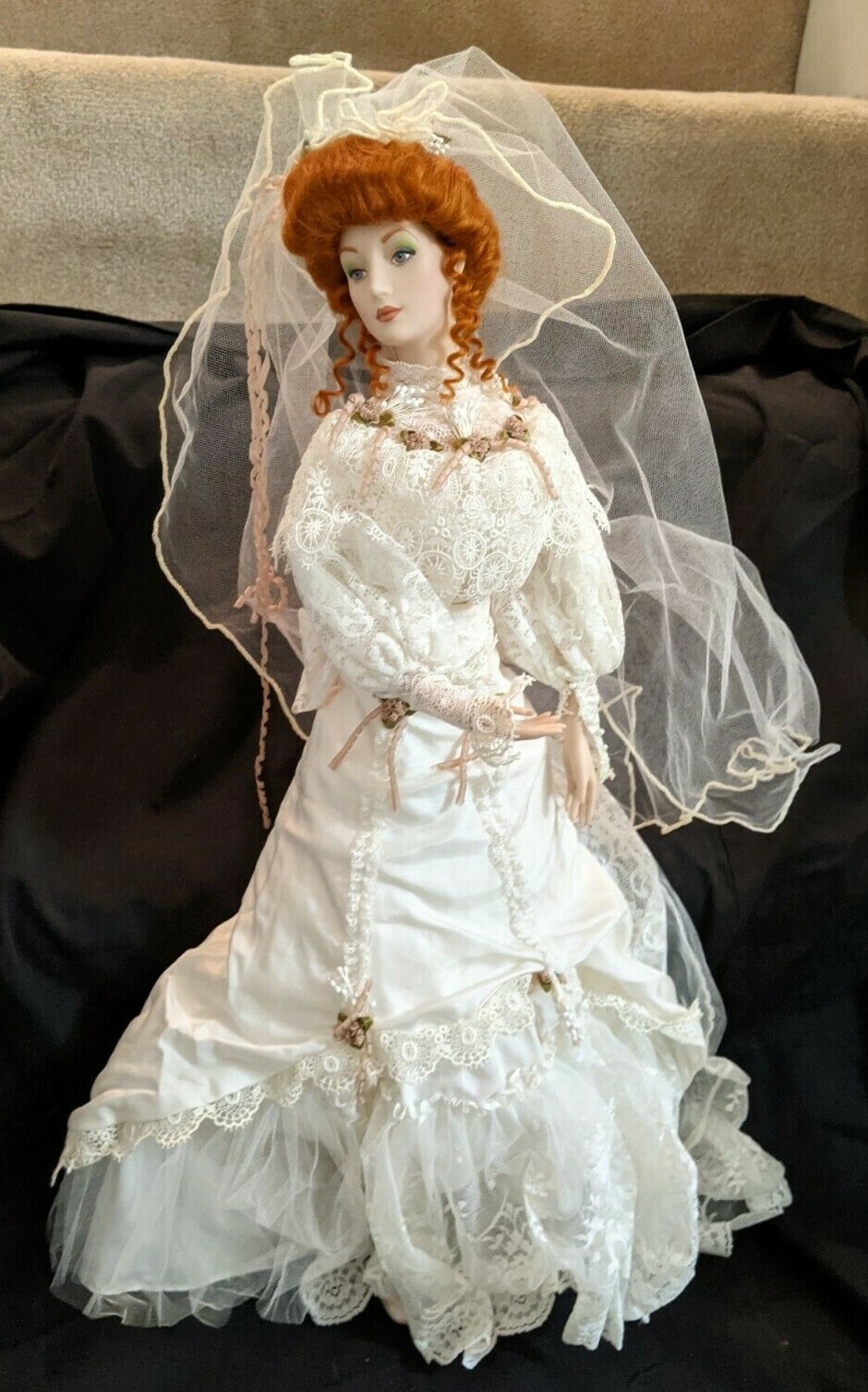 Franklin Mint Gibson Girl Anniversary Heirloom Bride Doll Ltd Edition ...