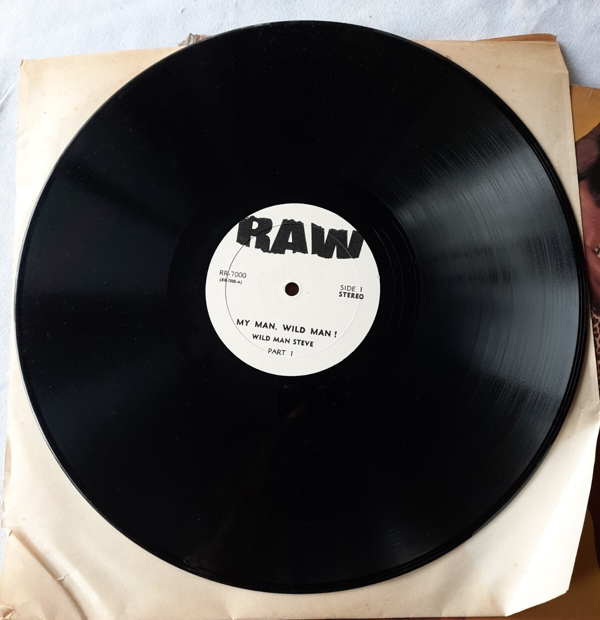 Steve Gallon: My Man Wild Man! Wild Man Steve Vinyl LP RAW 7000 | eBay