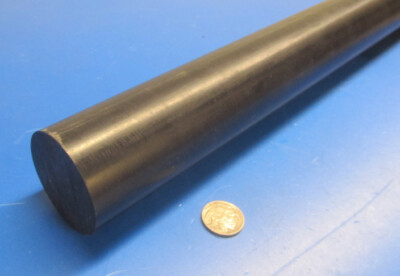 ABS Black Round Rod, 2.00" Diameter x 60" Long | eBay