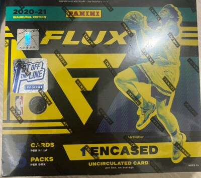 2020-21 Panini Flux NBA Basketball FOTL Hobby Box Melo,Edwards Encased ...