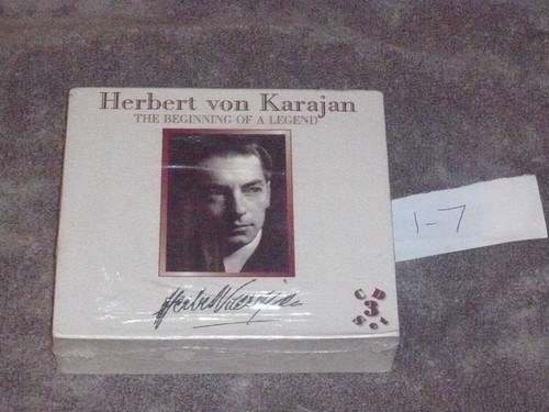 Brand New Herbert von Karajan 3-disc Box Set CD / Beginning of a Legend ...