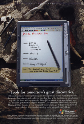 2004 Microsoft Tablet PC: Tools Tomorrows Great Discoveries Vintage ...
