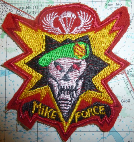MIKE FORCE - SHELL BURST - PATCH - Blackjack 21 - MACV-SOG - Vietnam ...