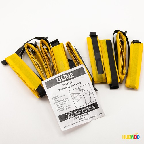 LOT of 9 Disposable Wrist Strap Prevent Static Shock ESD Grounding ...