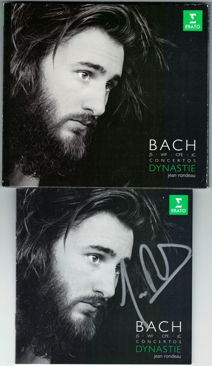 Jean RONDEAU Signiert BACH DYNASTIE JS WF CPE JC Bach Harpsichord ...