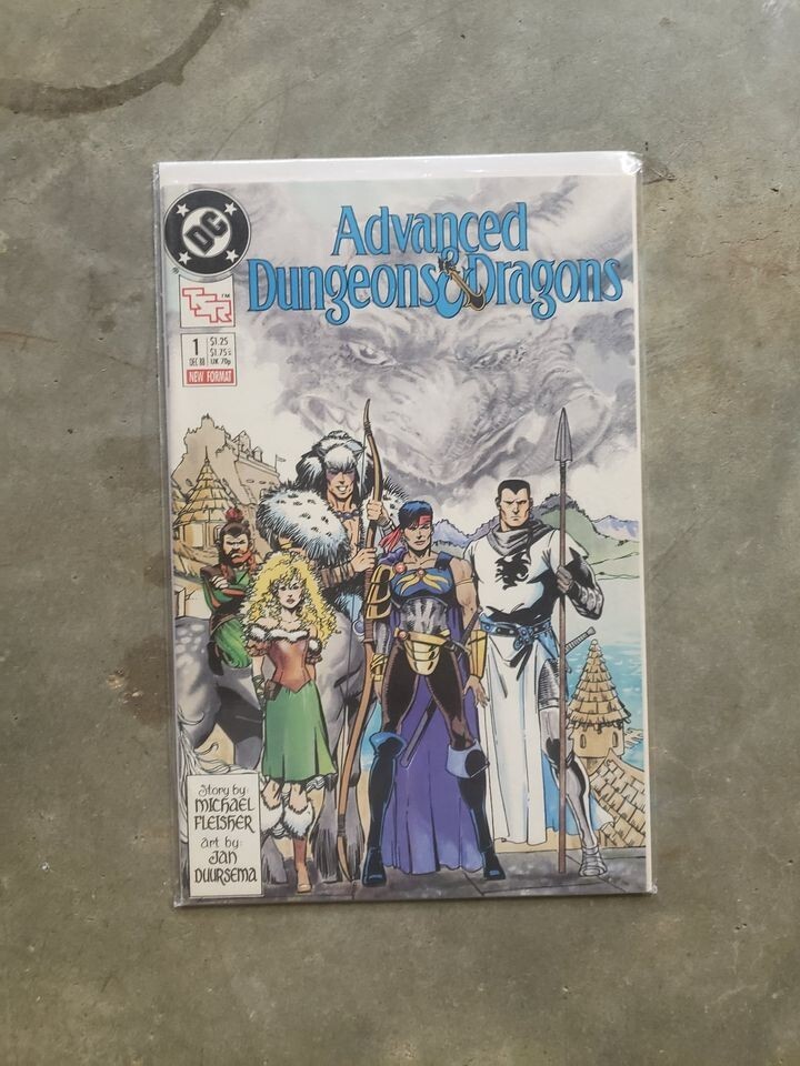 Advanced Dungeons & Dragons #1 1st appearance in comics TSR DC Comics ...