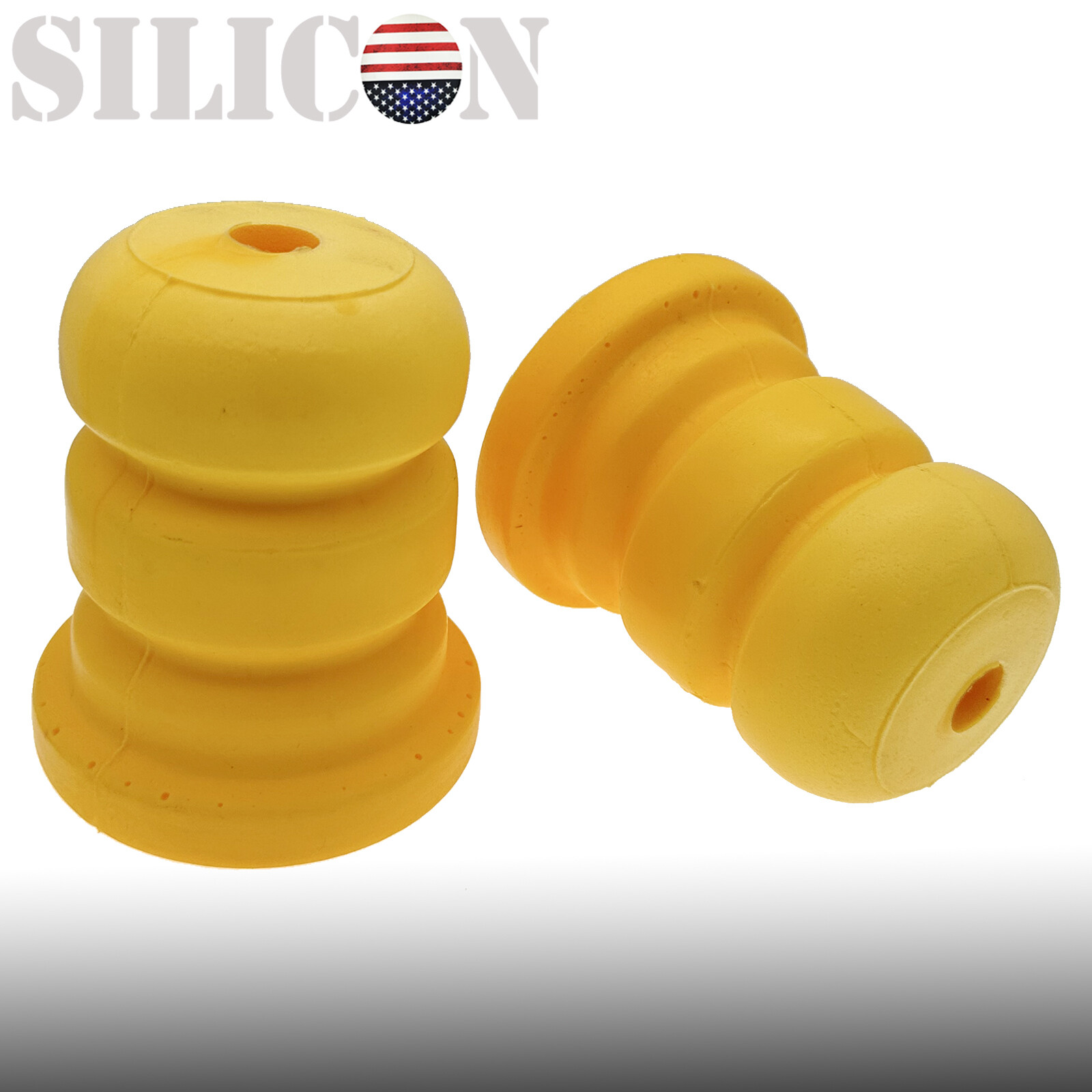 2 Pcs Rear Suspension Bumper For GMC Suburban Escalade ESV EXT Yukon XL ...