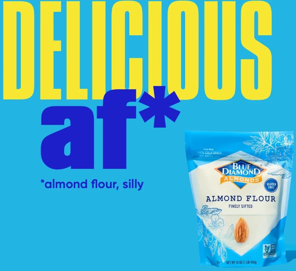 Blue Diamond Almond Flour, Gluten Free, Blanched, Finely Sifted 3 Pound ...