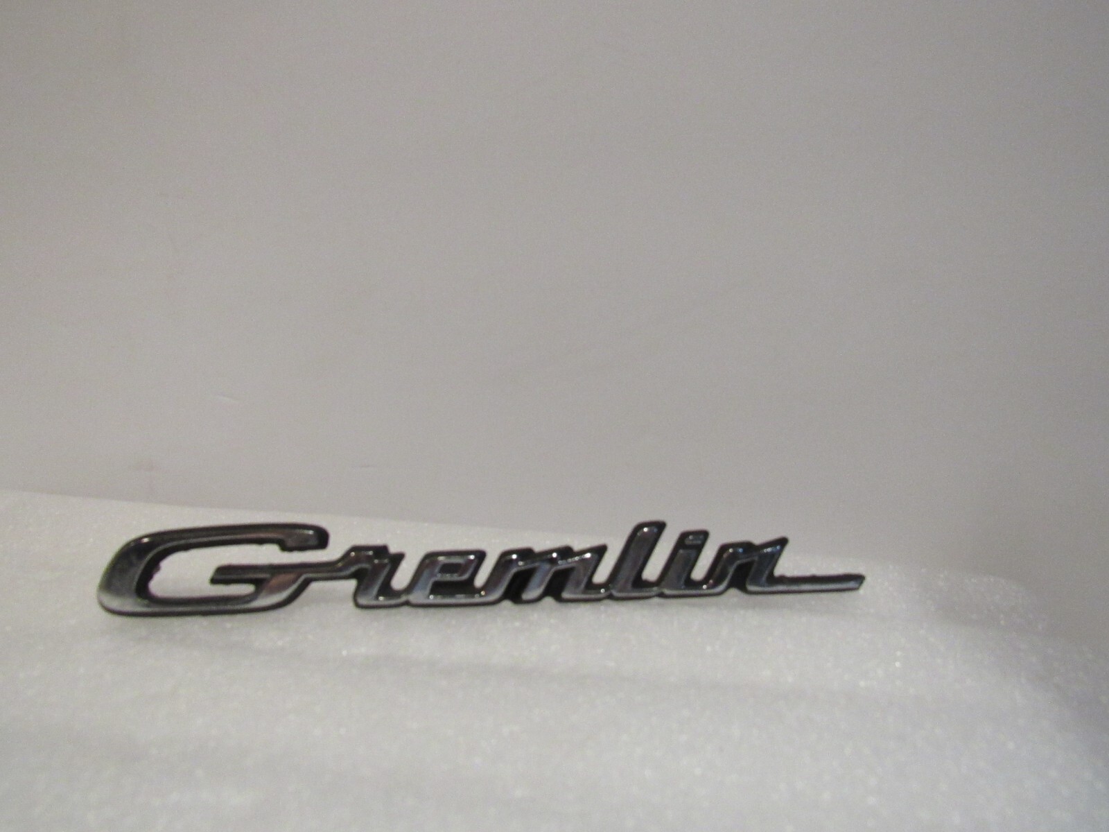 Vintage Gremlin AMC Name Emblem Fender Badge Metal Original Ornament | eBay