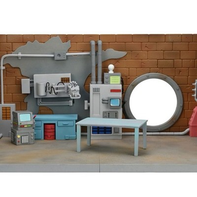 NECA Tmnt Teenage Mutant Ninja Turtles SEWER LAIR Donatello’s Lab ...