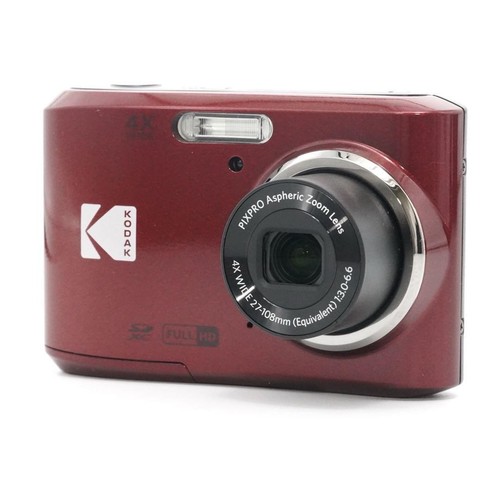 Good condition KODAK PIXPRO FZ45 Red Compact digital camera AA battery ...