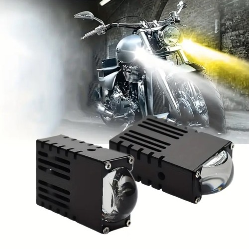 2X Super Bright Grill Lights Hi-lo Beam Driving Lights Mini Projector ...