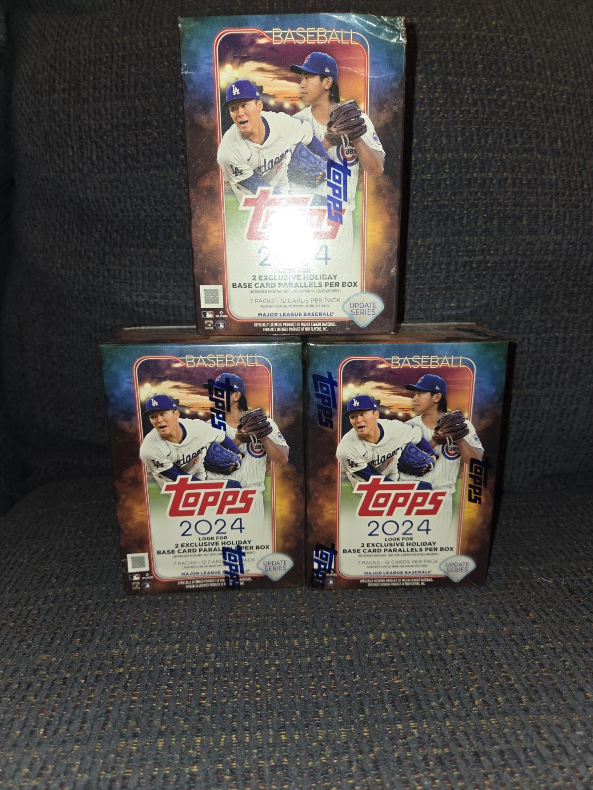 Lot of (3) 2024 Topps Series Update Blaster Boxes Sealed - Holiday ...