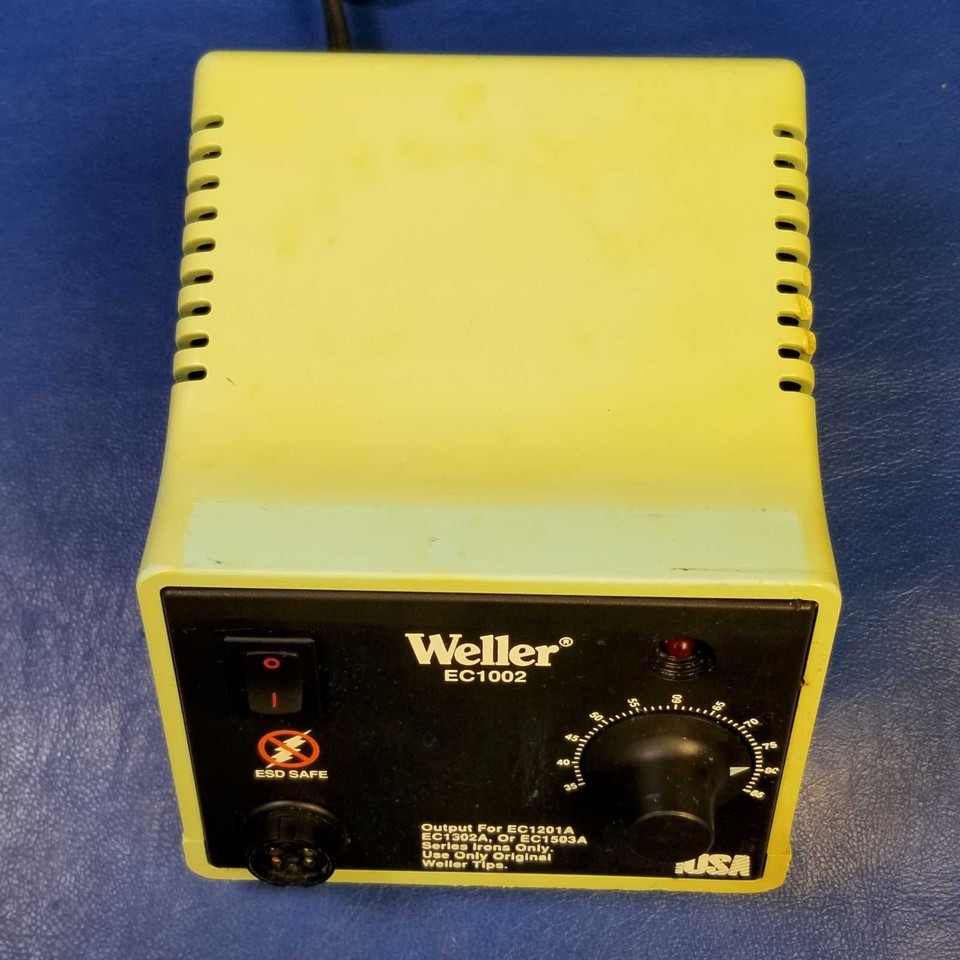 WELLER EC1002 SOLDERING STATION 60 WATT ADJUSTABLE TEMP | eBay