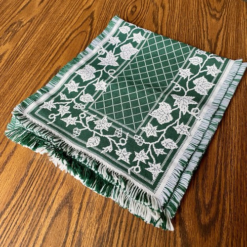 Cottagecore Reversible Green and White Ivy Table Runner | eBay