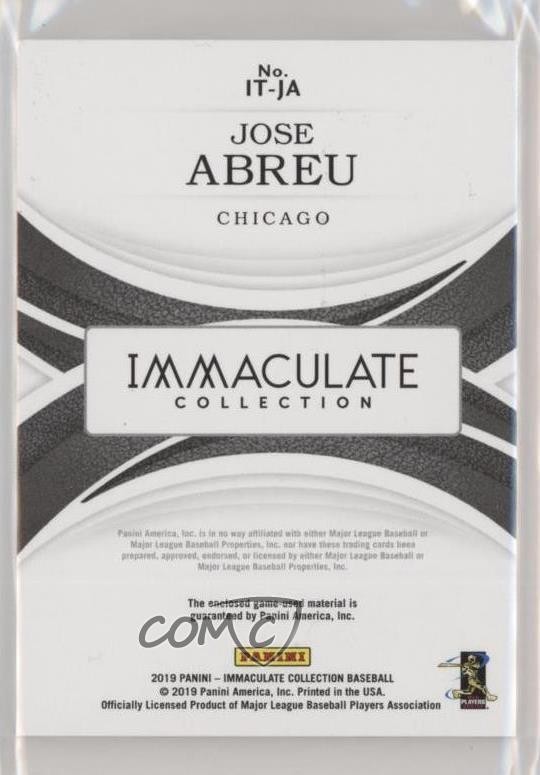 2019 Panini Immaculate Immaculate Triples Blue /10 Jose Abreu #IT-JA | eBay