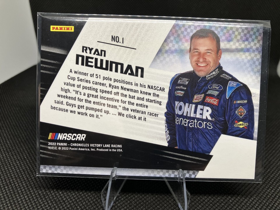 #1 RYAN NEWMAN Foil VICTORY LANE | NASCAR 2022 Panini Chronicles ...