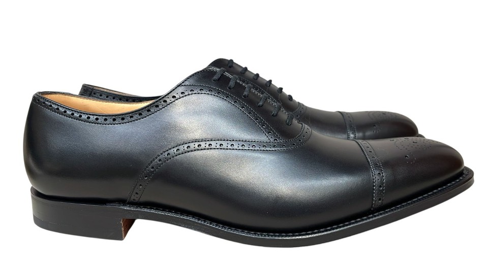 Church’s Toronto Black Leather Oxford Shoes – Black – Size 10 UK 44 EU ...