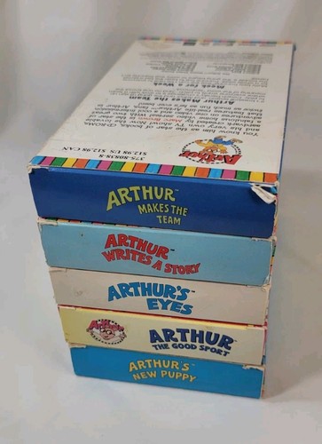 Lot of 5 Arthur VHS Tapes PBS Kids Random House Vintage | eBay