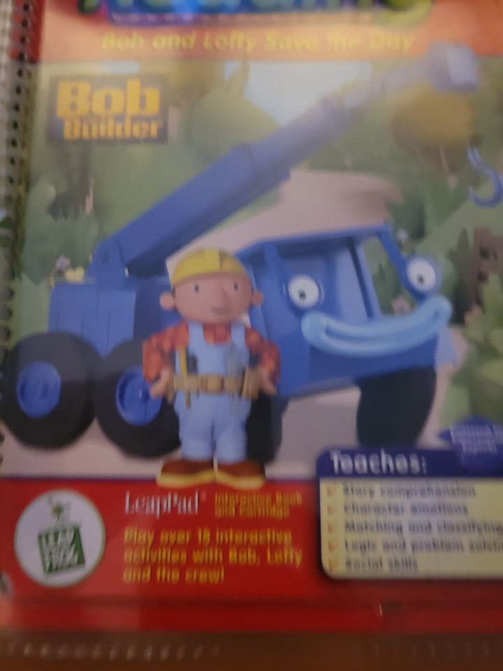 NEW - Pre-Reader Read BOB the Builder AND LOFTY SAVE THE DAY LeapPad ...