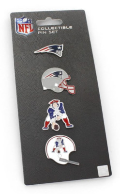 Patriots Pins New England Patriots NFL Pin Historical Logo Evolution ...