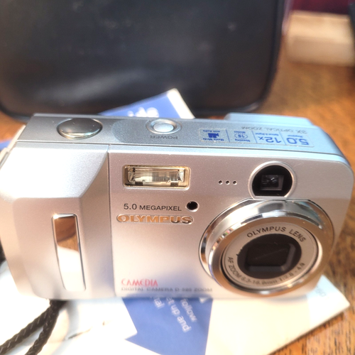 Olympus Camedia D-595 Zoom 5.0MP Digital Camera w/ 256MB SD Card | eBay
