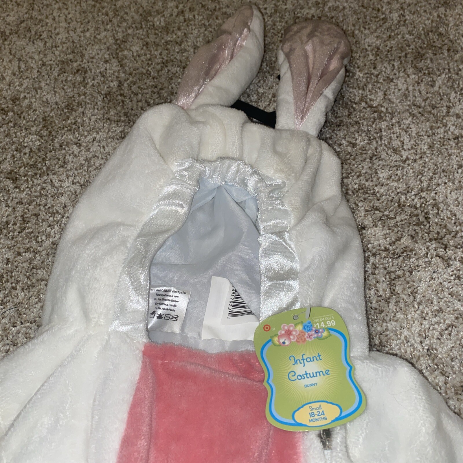 NEW Adorable Infant Children’s White Plush Bunny Rabbit Costume 18-24 ...