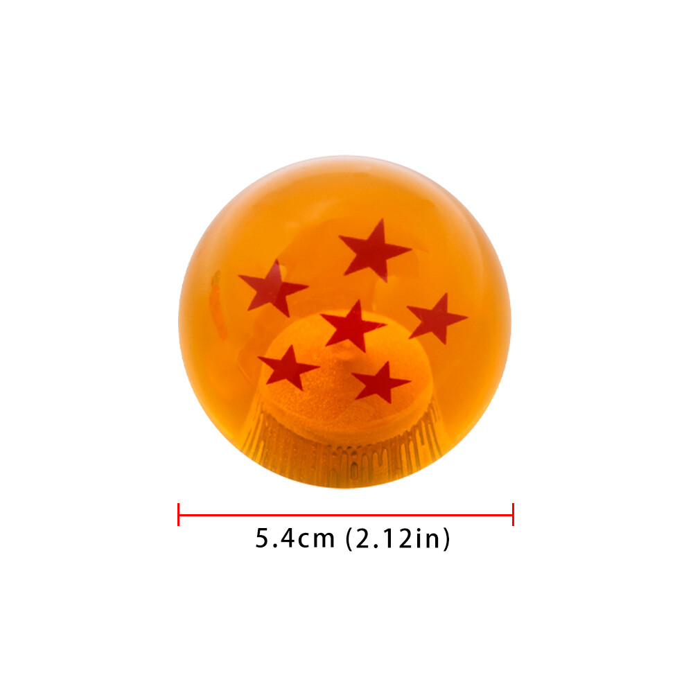 Orange 6 Star Dragon ball Z Shift Knob Manual Gear Stick Shifter m8 m10 ...